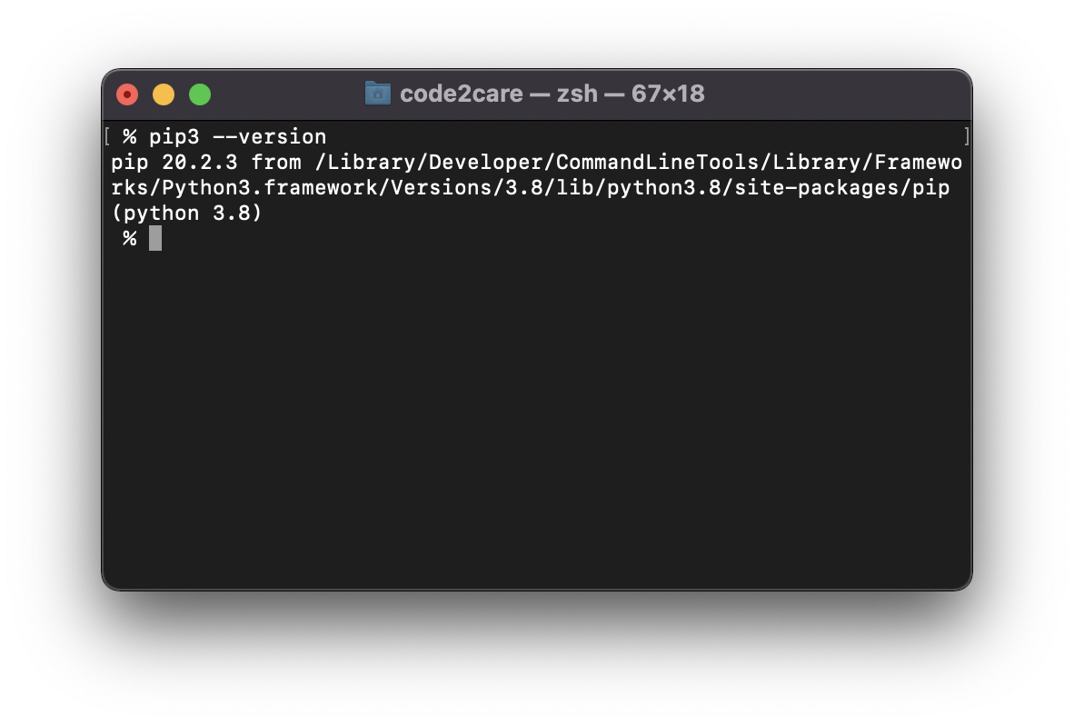 Check Version Of Pip Package Installer For Python Code2care